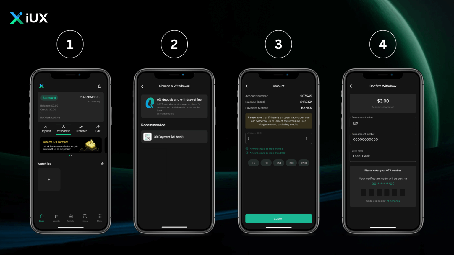 How to withdraw? - IUX Help Center